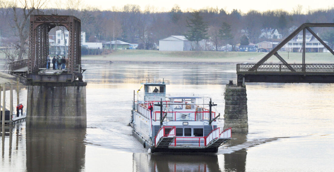 Vessels pass under Harmar Bridge again | News, Sports, Jobs - News and ...